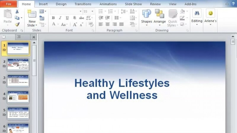 Microsoft Office Powerpoint 2010 Design Templates