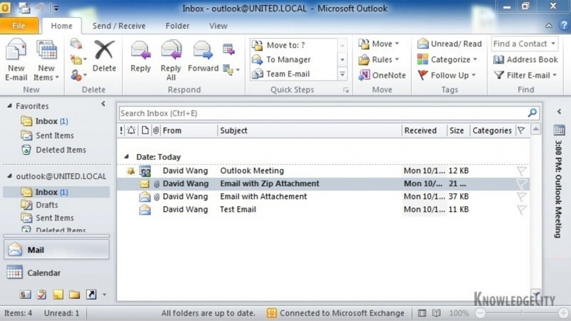 Icone Do Outlook 2010